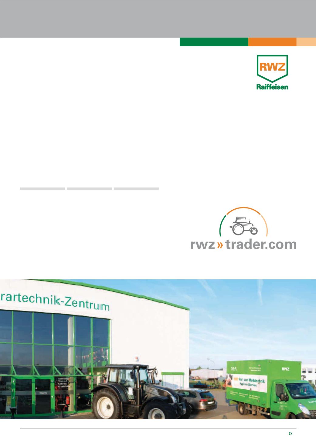 RWZ-Agrartechnik Servicekatalog 2016/2017 | www.rwz.de